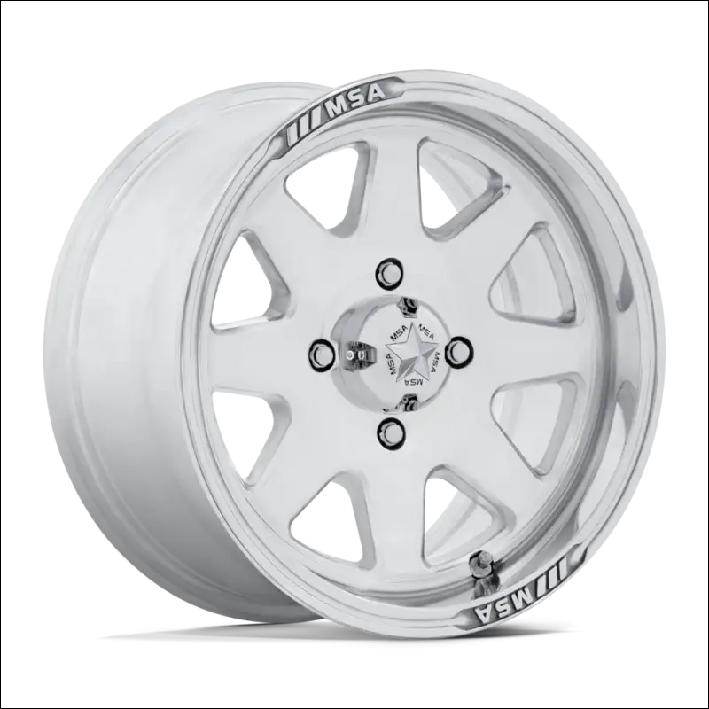 Msa m54 spark utv polished wheels cast aluminum - asa – ASA Powersports