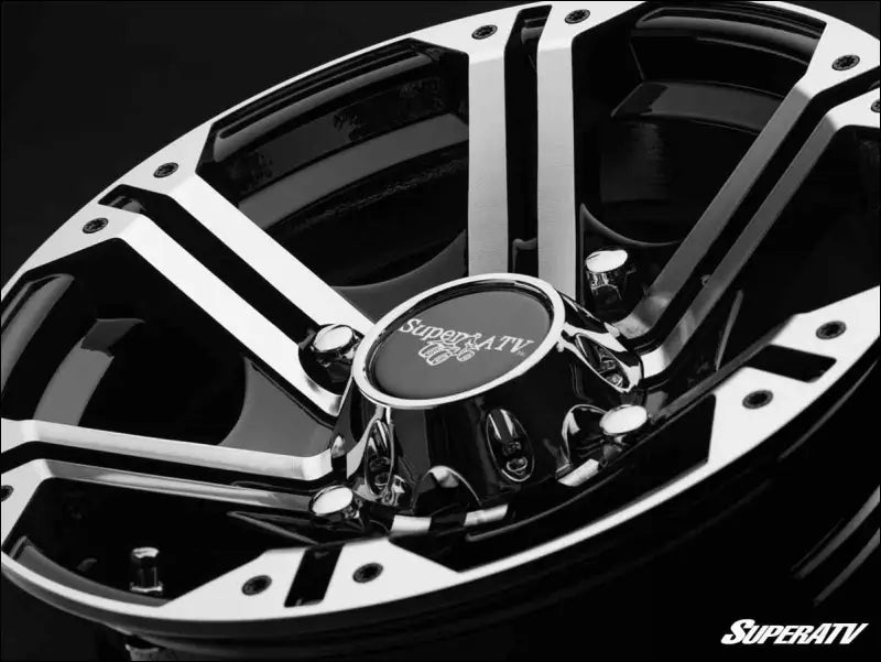 Superatv 14" bandit wheels h-series - machined - asa – ASA Powersports
